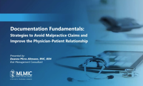 Documentation Fundamentals: Strategies to Avoid Malpractice Claims and ...